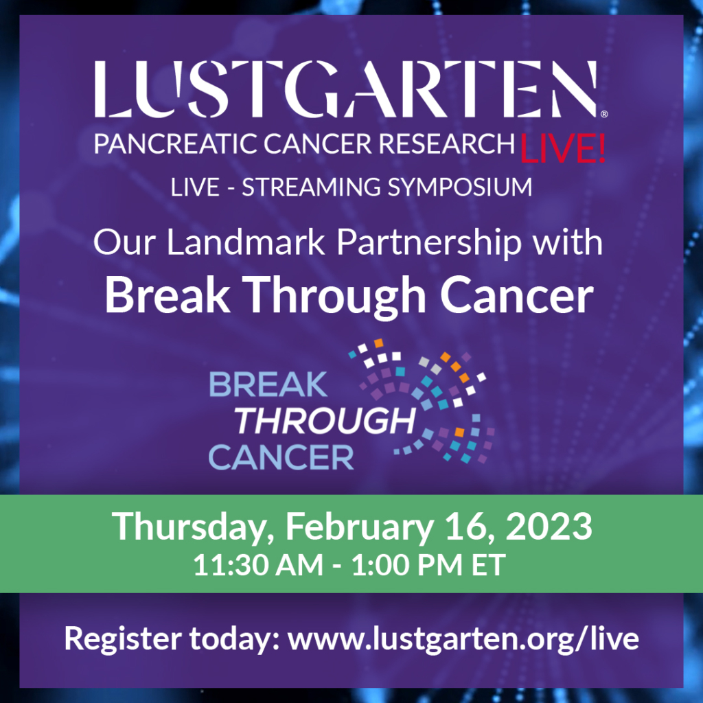 LustgartenLIVE! - Lustgarten Foundation: Pancreatic Cancer Research